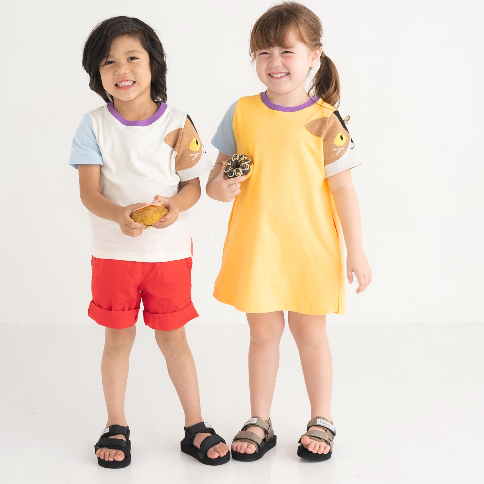 【SALE 30%OFF】ami amie : ねこニット袖ワンピース/241019 | SAWADA MARCHE