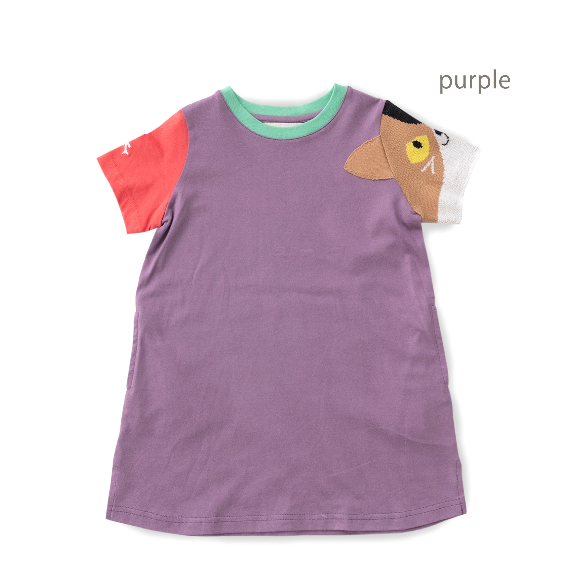 【SALE 30%OFF】ami amie : ねこニット袖ワンピース/241019 | SAWADA MARCHE