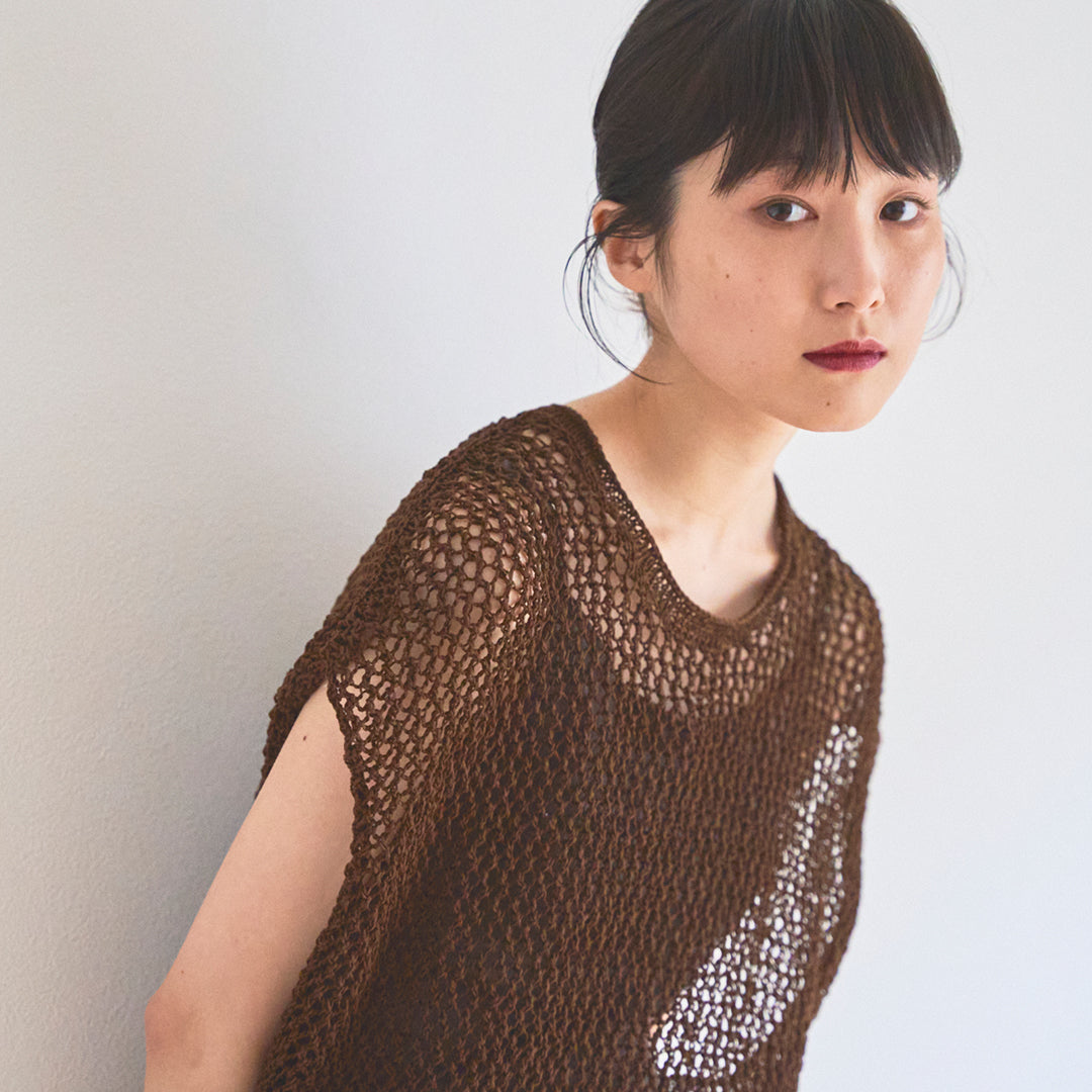 sawada itto：サワダイット-COTOLI-メッシュベストキットby chocoshoe | 【SAWADA MARCHE】ニット専門通販ショップ